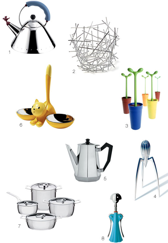 Révisez vos classiques - 8 objets de cuisine du design Alessi